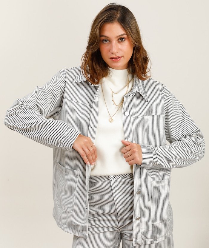 Jakke - Mælkedrenge stribet - FOUND BY MAMELUKKEN - Mamelukken