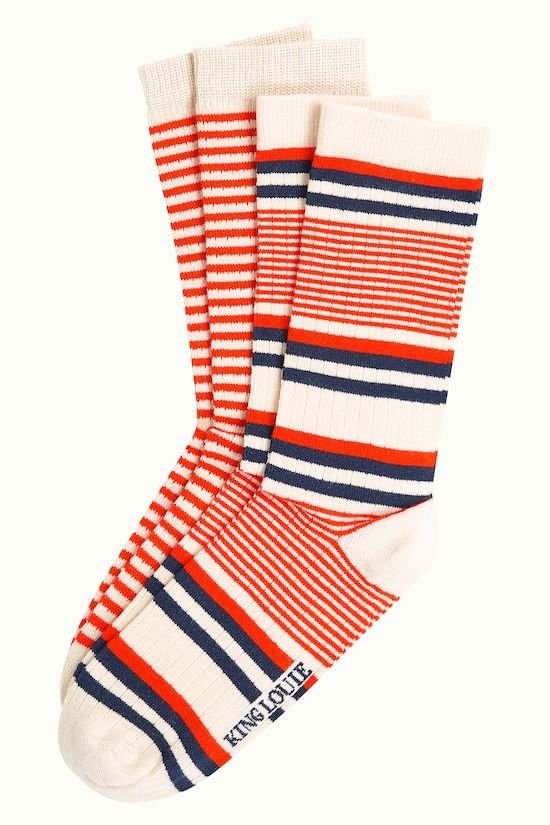 ­King Louie - Icon Socks 2-Pack - Spicy Orange - KING LOUIE - Mamelukken